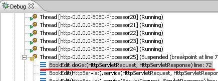 Debugging from JSP and Java Applications